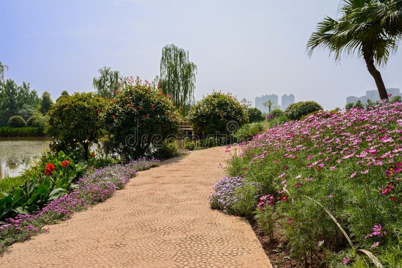 Summer Noon in a Mountain Village Stock Photo - Image of people ...