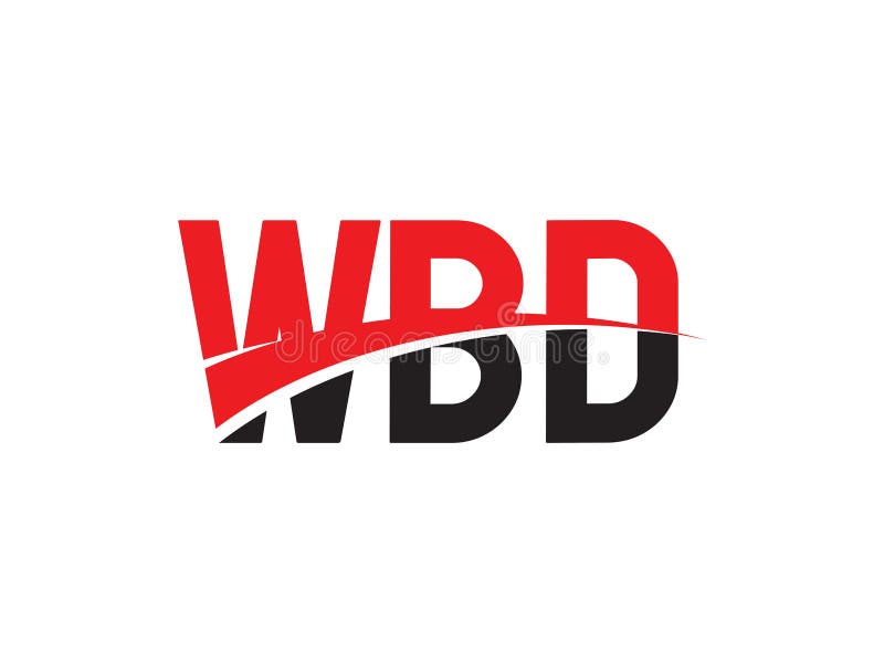 WBD Letter Initial Logo Design Vector Illustration Stock Vector ...