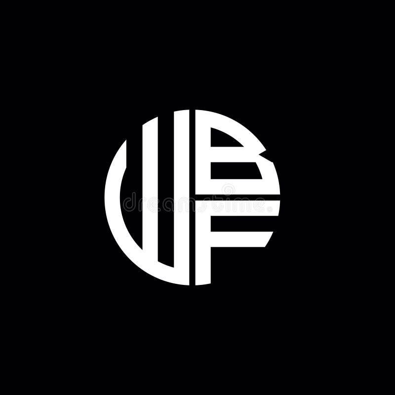 WBF Logo WBF Icon WBF Monogram WBF Letter Minimalist Circle Flat Unique ...