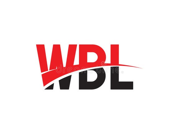 WBL Letter Initial Logo Design Vector Illustration Stock Vector ...