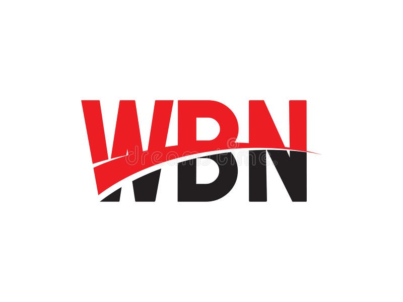 WBN Letter Initial Logo Design Vector Illustration Stock Vector ...