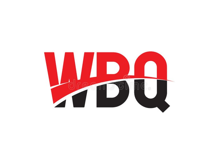 WBQ Letter Initial Logo Design Vector Illustration Stock Vector ...