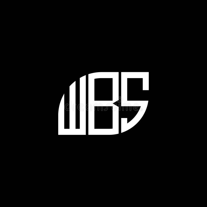 WBS Letter Logo Design on Black Background. WBS Creative Initials ...