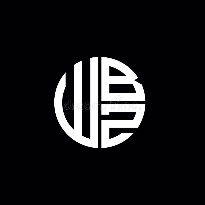 WBZ Logo WBZ Icon WBZ Monogram WBZ Letter Minimalist Circle Flat Unique ...