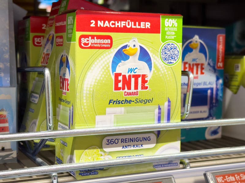 Wc Ente Bathroom Cleaner Packaging on Store Shelf Editorial Photography ...