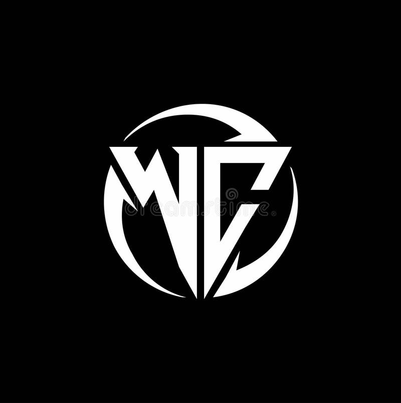 WC Logo Monogram Design Template Stock Vector - Illustration of letter ...