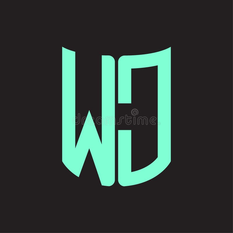 WC Logo Monogram with Ribbon Style Design Template Stock Vector ...