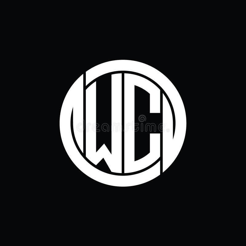 WC Logo Monogram Shield Inside Circle Shape Vector Images Design ...