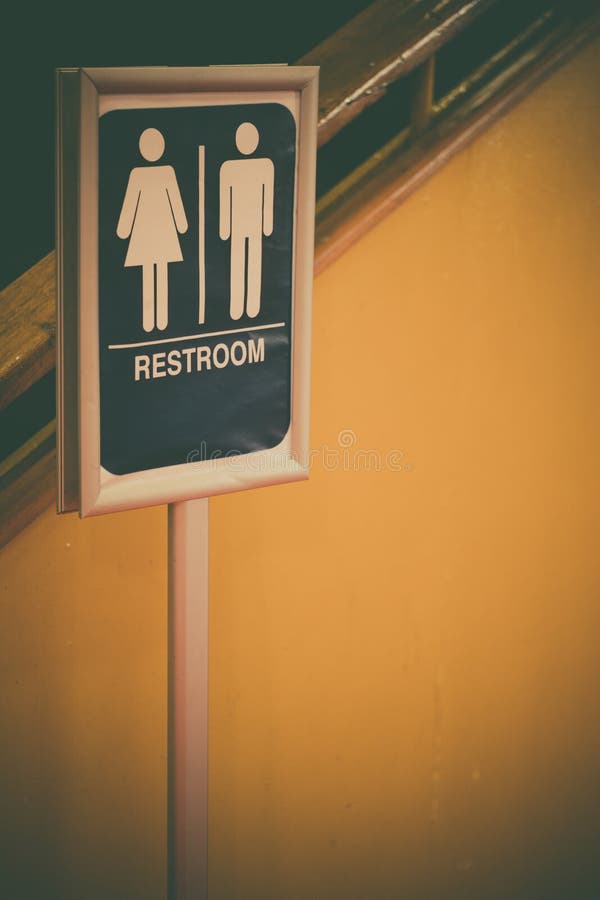 WC sign indicator stock image. Image of access, gender - 144297297