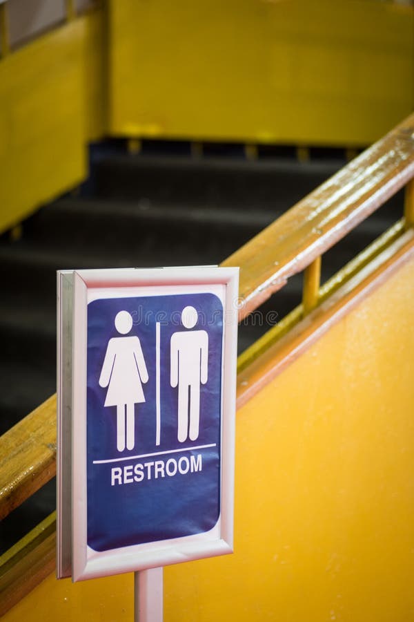 WC sign indicator stock photo. Image of rest, people - 146464822