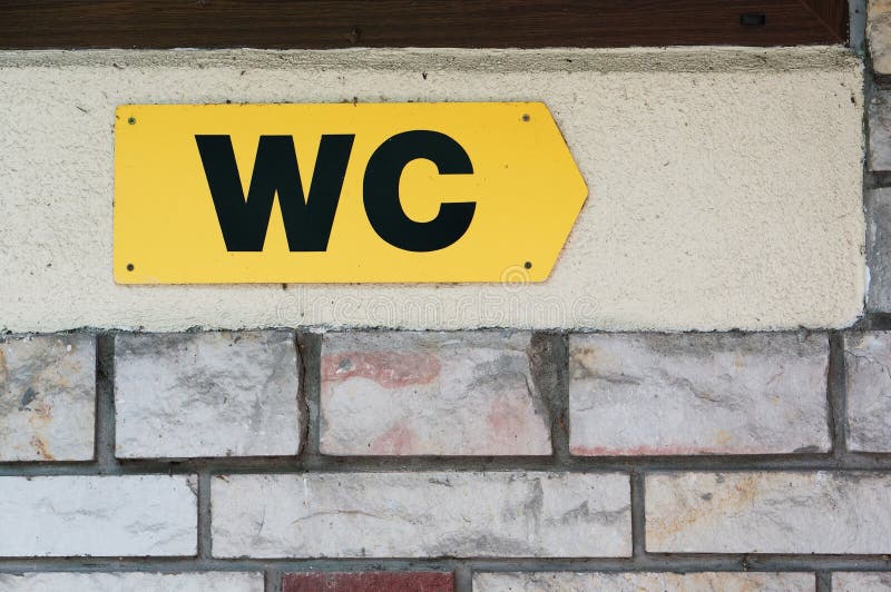 WC sign stock photo. Image of number, room, sign, public - 31880510