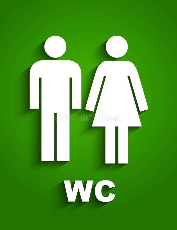 Female wc stock illustration. Illustration of water, restroom - 512759