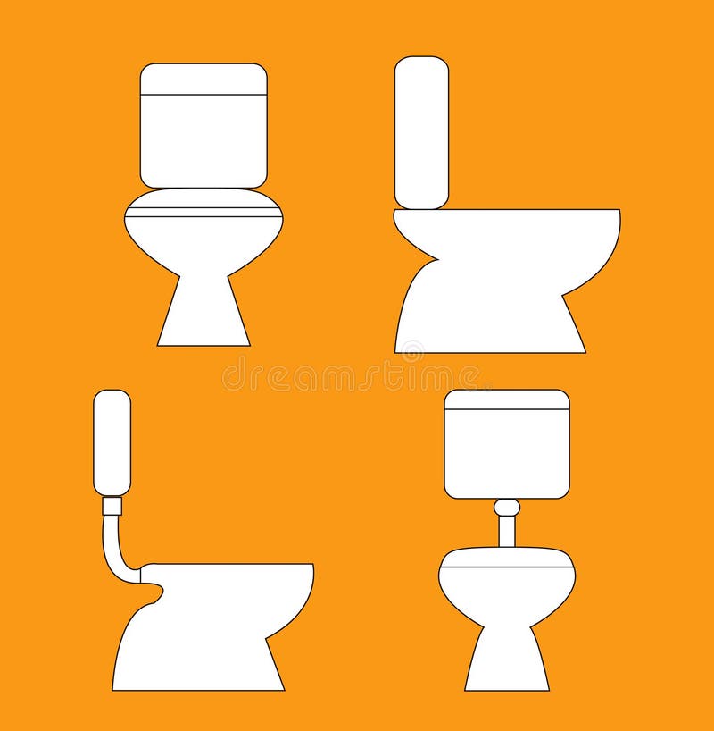 Wc ,Toilet icons stock vector. Illustration of privacy - 298048676