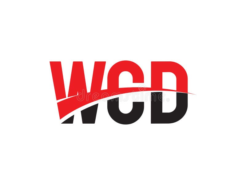 WCD Letter Initial Logo Design Vector Illustration Stock Vector ...