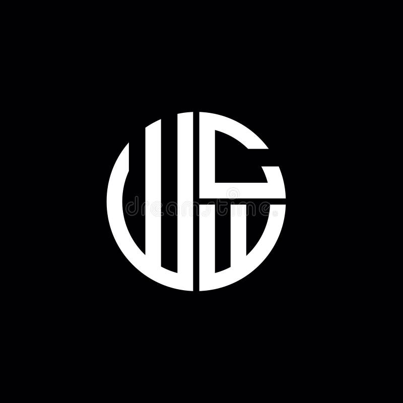 WCW Logo WCW Icon WCW Monogram WCW Letter Minimalist Circle Flat Unique ...