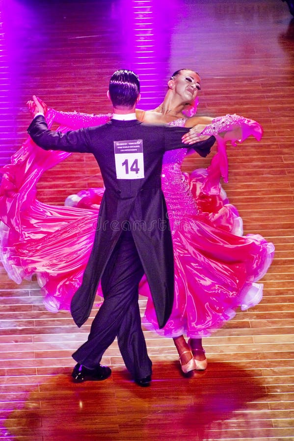 WDSF International Style of Ballroomdancing Editorial Stock Image ...