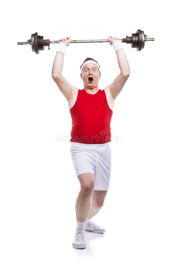 Weak body builder stock image. Image of muscular, expression - 49708019