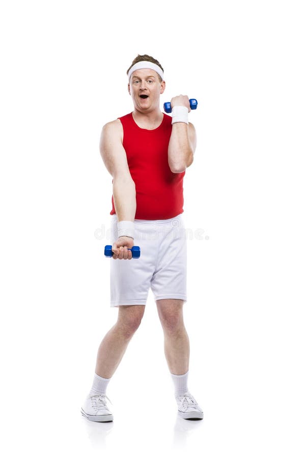 Weak body builder stock photo. Image of muscle, heavy - 50030810