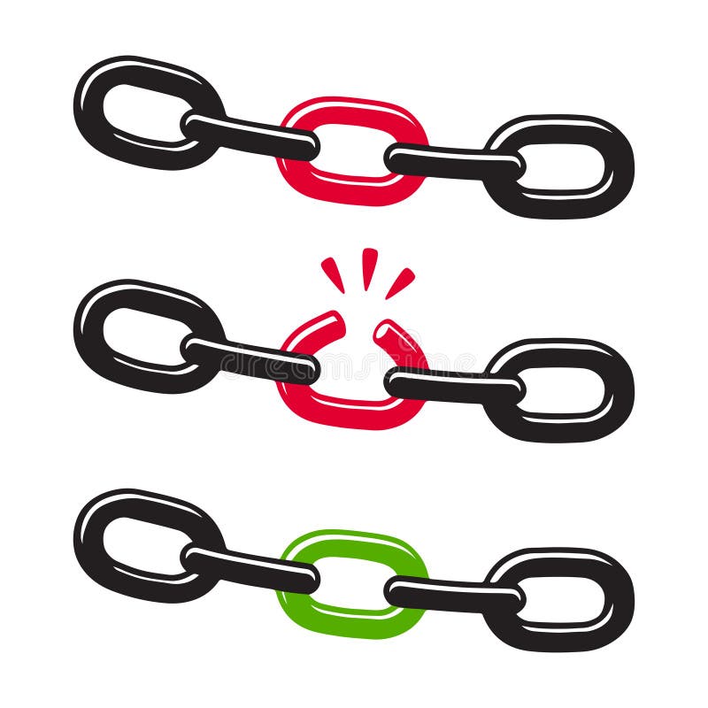 Weak link stock illustration. Illustration of separation - 14922632