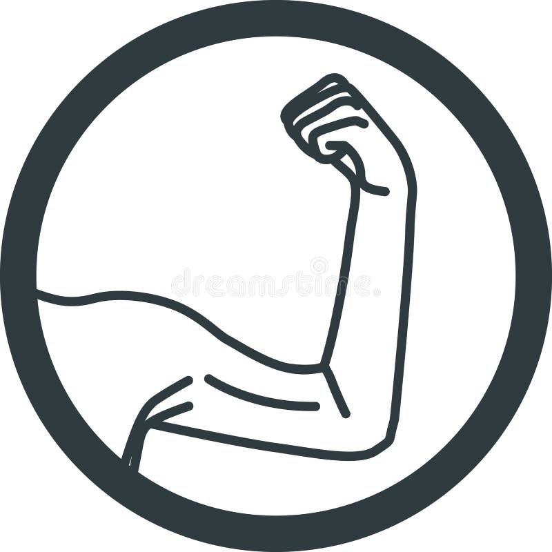 Weak Male Arms with Flexed Biceps Muscles Stock Vector - Illustration ... Weak Male Arms with Flexed Biceps Muscles Stock Vector - Illustration ...