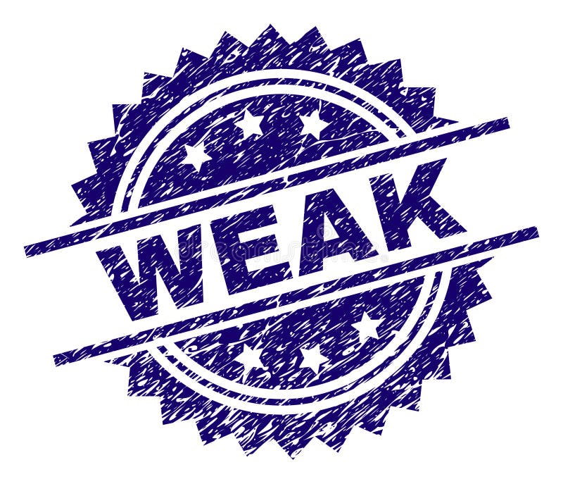 Weak rubber stamp stock illustration. Illustration of label - 84808306