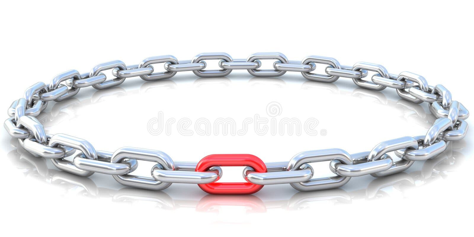 Metal Chain Links Illustration Stock Vector - Illustration of connect ...