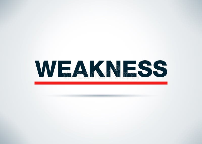 Weakness Red Banner Abstract Background Stock Illustration ...