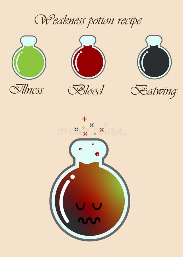 Weakness Potion Stock Illustrations – 2 Weakness Potion Stock ...