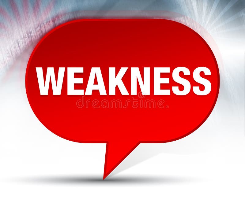 Weakness Red Banner Abstract Background Stock Illustration ...