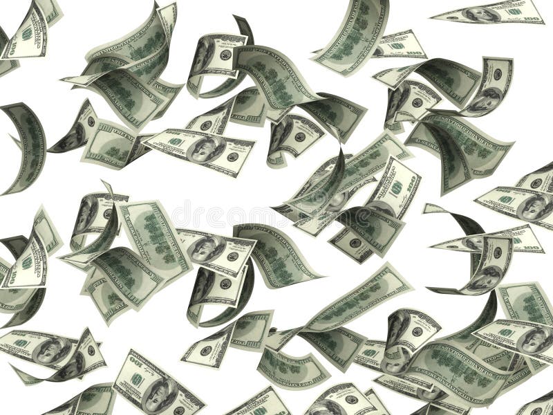 Dollars swirl. stock illustration. Illustration of dollar - 9668579