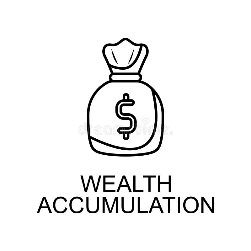 Wealth Accumulation Outline Icon. Element of Finance Icon for Mobile ...