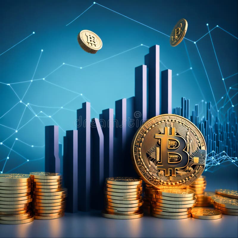 Wealth through Bitcoin Stock Market Graph, Generative Ai Stock ...