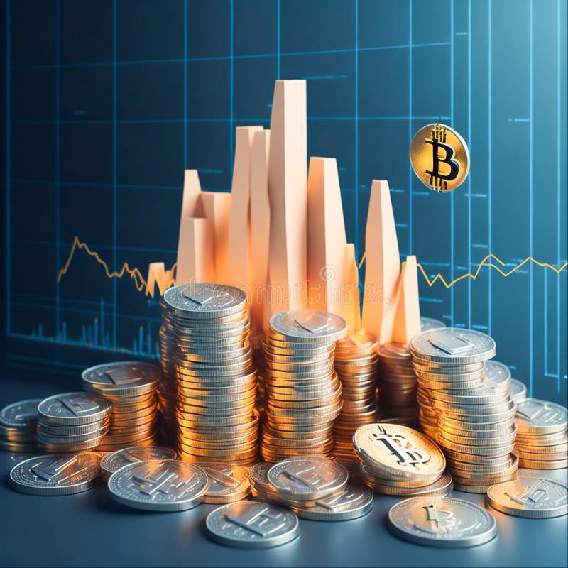 Wealth through Bitcoin Stock Market Graph, Generative Ai Stock ...