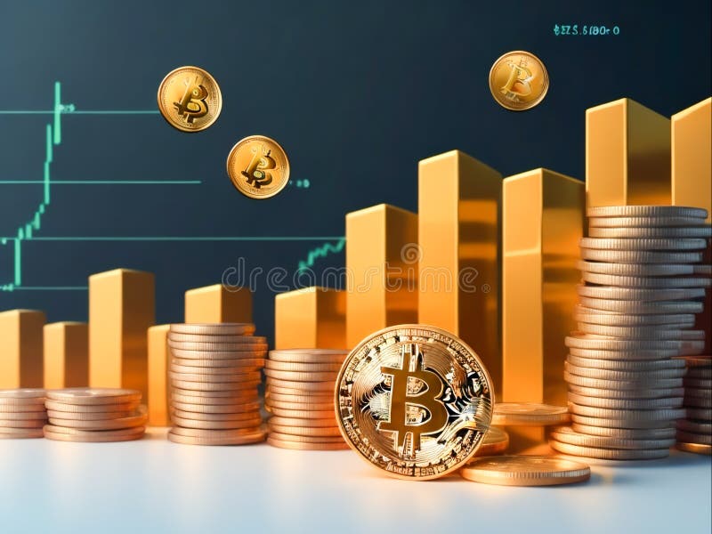Wealth through Bitcoin Stock Market Graph, Generative Ai Stock ...