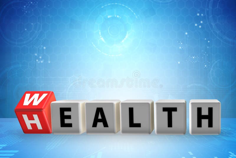 Wealth and Health - 3d Rendering Stock Illustration - Illustration of ...
