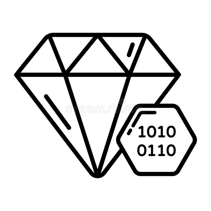 Wealth Icon, Non-fungible Token, Digital Technology Stock Vector ...