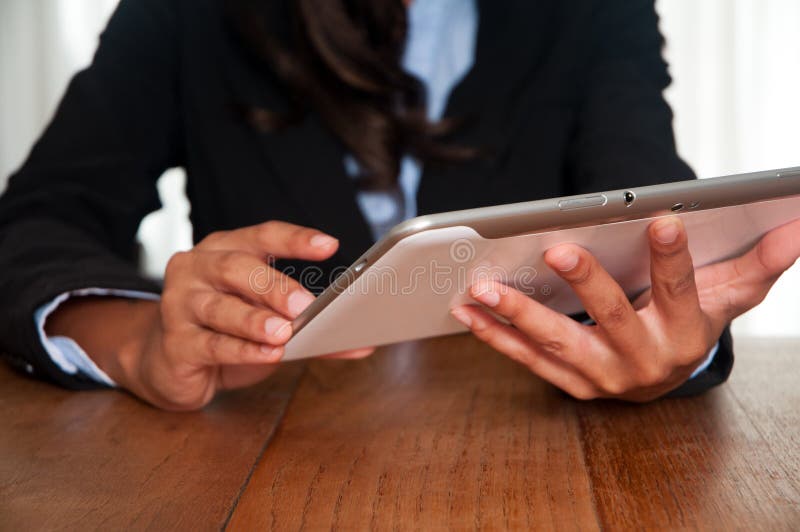 A Wealth of Information at Your Fingertips Stock Image - Image of ...