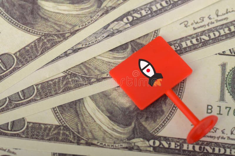 Wealth Launch: Visual Metaphor for Rapid Financial Growth and Success ...