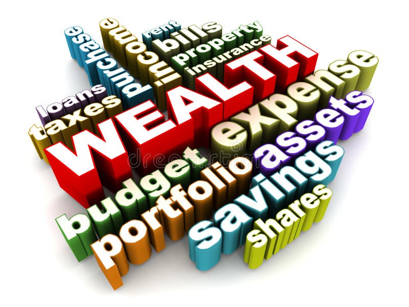 Build wealth stock illustration. Illustration of growing - 27739255