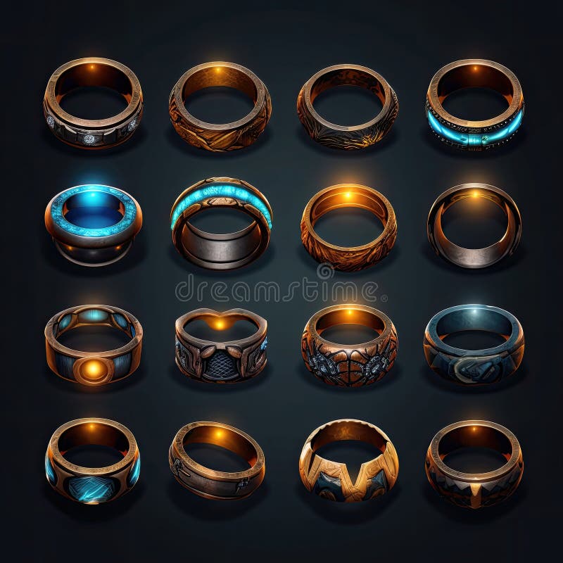 Wealth Ring Circle Game Ai Generated Stock Illustration - Illustration ...