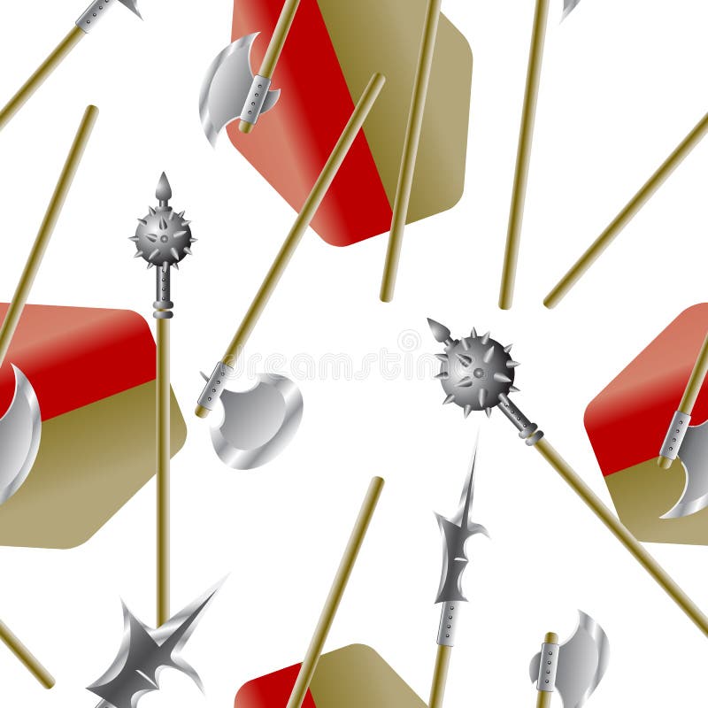 Weapon collection stock vector. Illustration of arsenal - 27750981