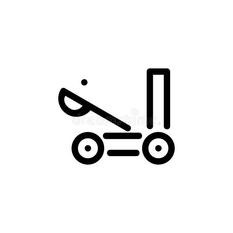 Catapult weapon stock illustration. Illustration of siege - 35595313