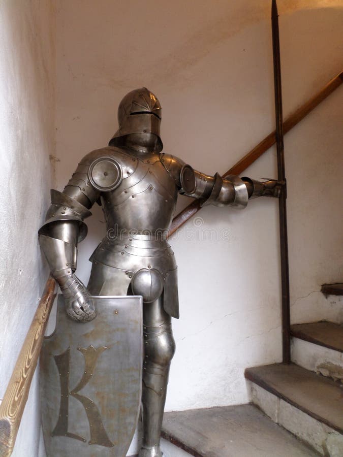 Weapons and Armor Used To Defend Prague Castle. Stock Photo - Image of ...