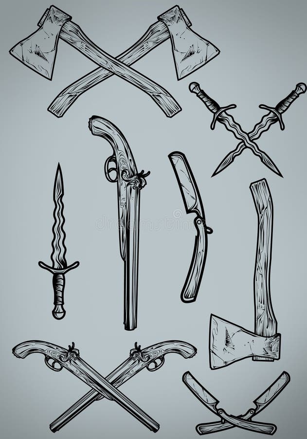 Asian Weapons Stock Illustrations – 447 Asian Weapons Stock ...