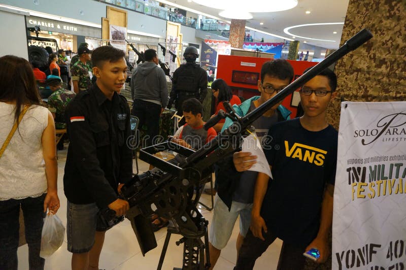 Weapons exhibition editorial stock image. Image of people - 60825864