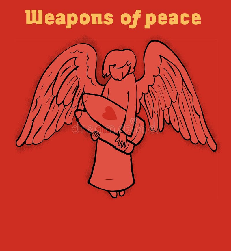 Weapons of peace stock illustration. Illustration of peace - 40604046