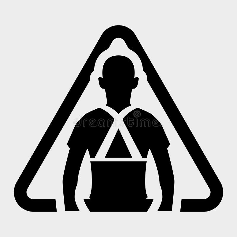 Wear Back Support Symbol Sign Isolate on White Background,Vector ...