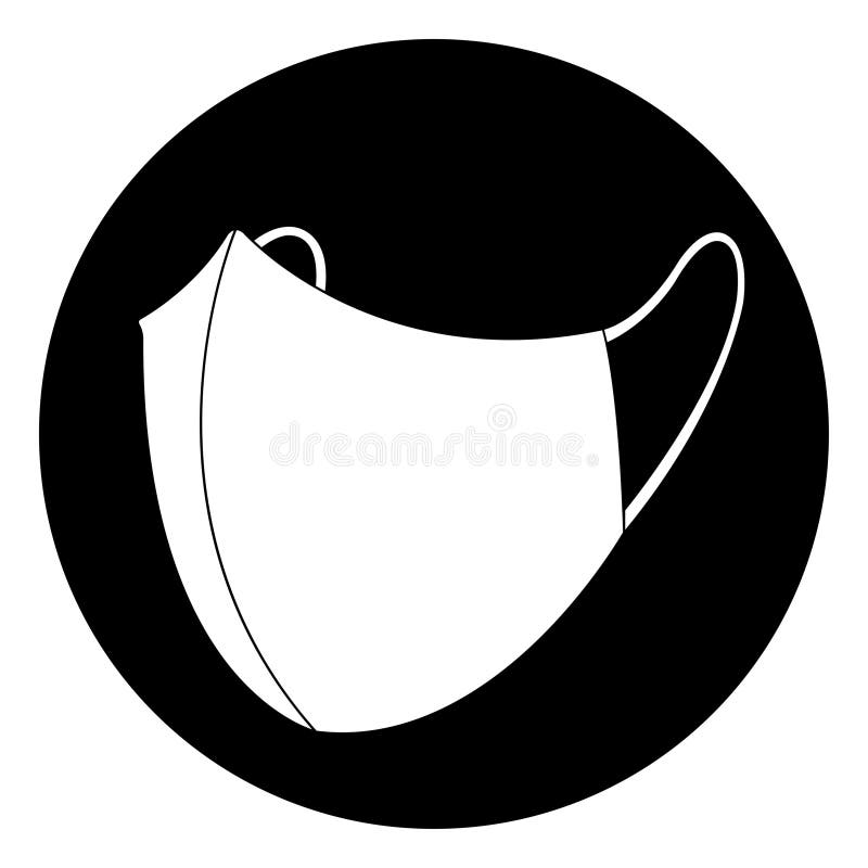 Wear Face Mask Symbol Sign, Vector Illustration, Isolate on White ...