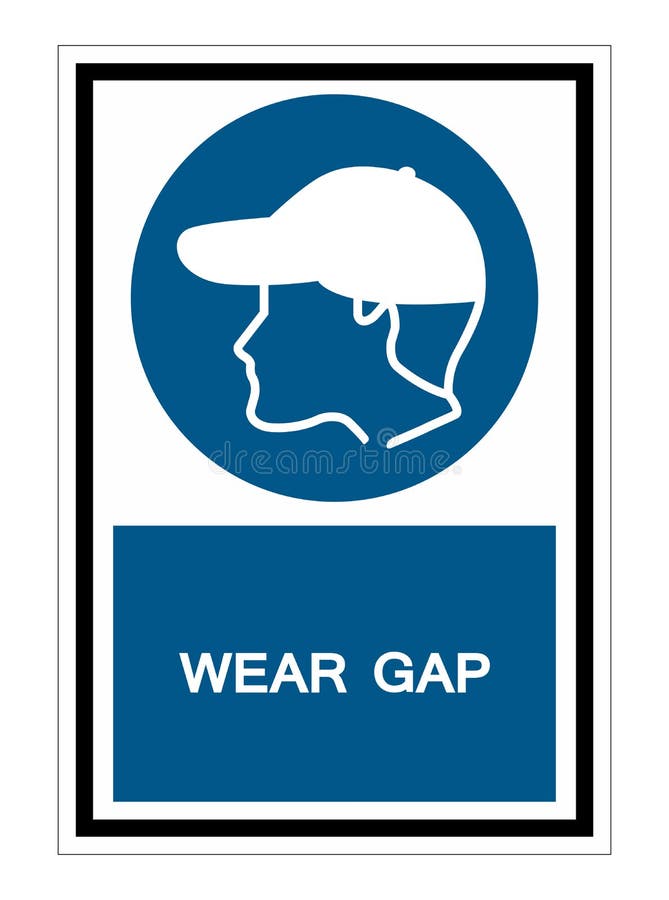 Wear Gap Symbol Sign Isolate on White Background,Vector Illustration ...