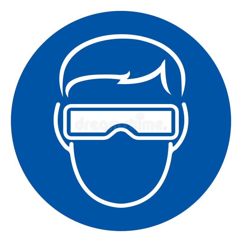 Wear Goggle Symbol Sign ,Vector Illustration, Isolate on White ...